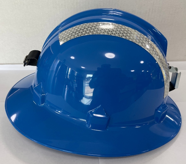 7012922045 HARD HAT HH40 MRT3 - BLUE, FULL BRIM WITH REFLECTIVE TAPE ...