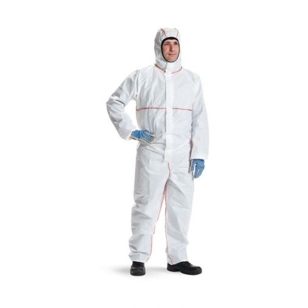 878026 PROSHIELD FR HOODED SMS COVERALL MED | Alliance Safety