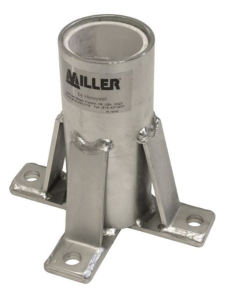 DH-8ZP/ WALL MOUNT SLEEVE (ZINC PLATED) | Alliance Safety