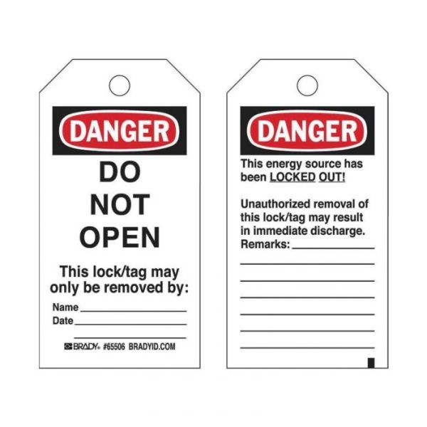 Lockout Tags | Alliance Safety