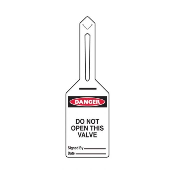 842555 DANGER DO NOT OPERATE TIE-OUT LOCKOUT TAG | Alliance Safety