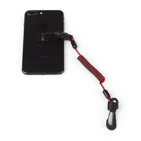 H01063 COIL E-TETHER WITH POLY CLIP (NON-CONDUCTIVE) | Alliance Safety