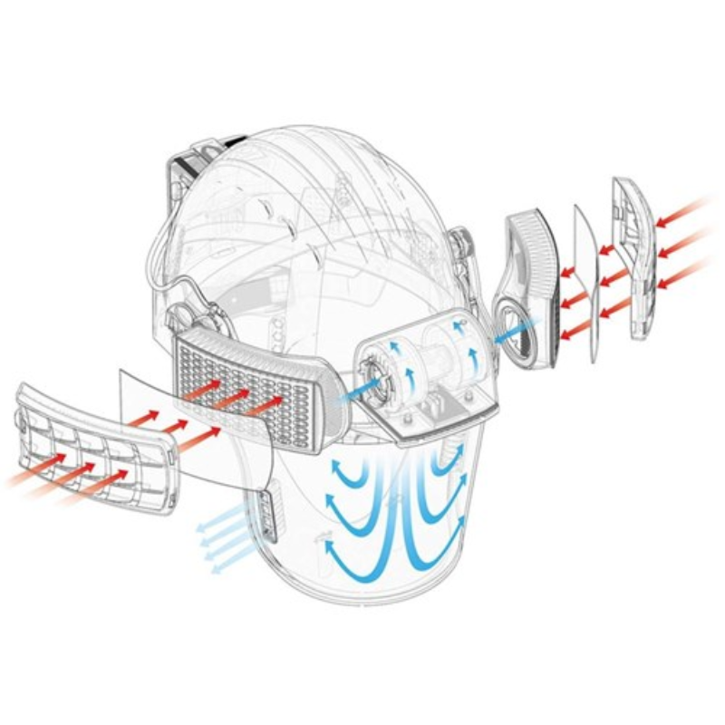 CEA646-000-1AN POWERCAP INFINITY UNIT + WHITE HELMET | Alliance Safety